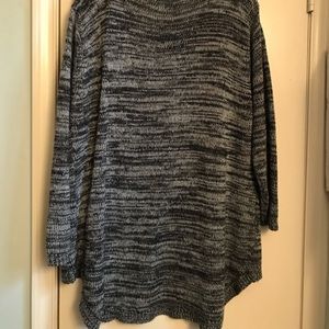 jason maxwell | Sweaters | 34 Sleeve Marled Gray Cable Sweater Womens ...